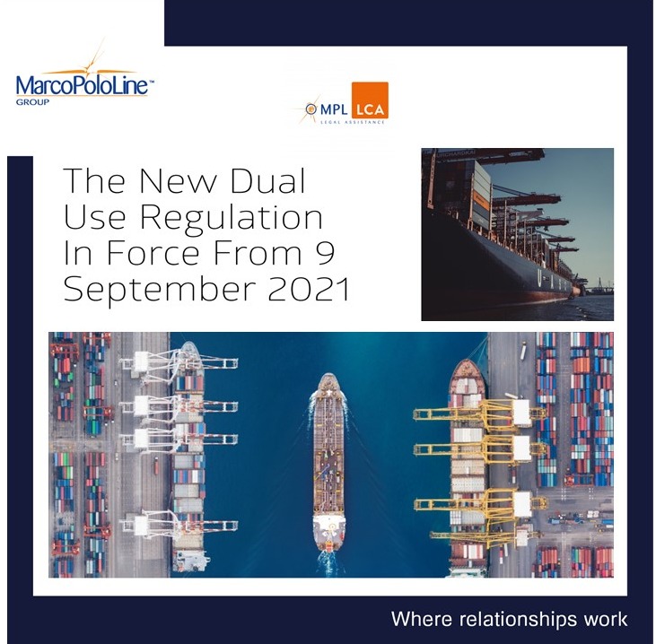 DUAL USE NEW REGULATION MarcoPoloLine DUAL USE NEW REGULATION MarcoPoloLine
